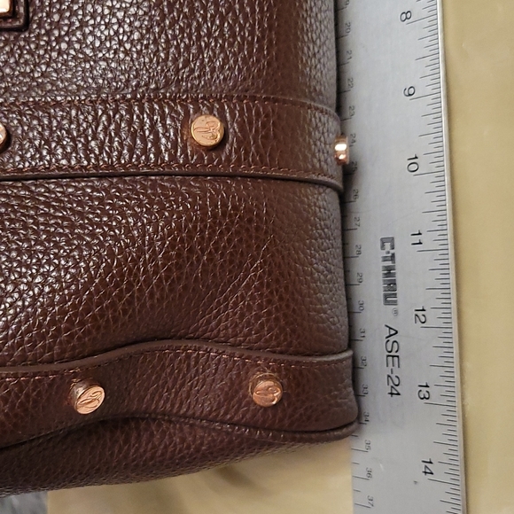 Chopard | Bags | Chopard Geneve Chocolate Brown Leather Satchel Bag ...